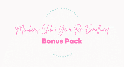 Members Club Year 1 Re-Enrollment Bonus Pack! – VAI Course
